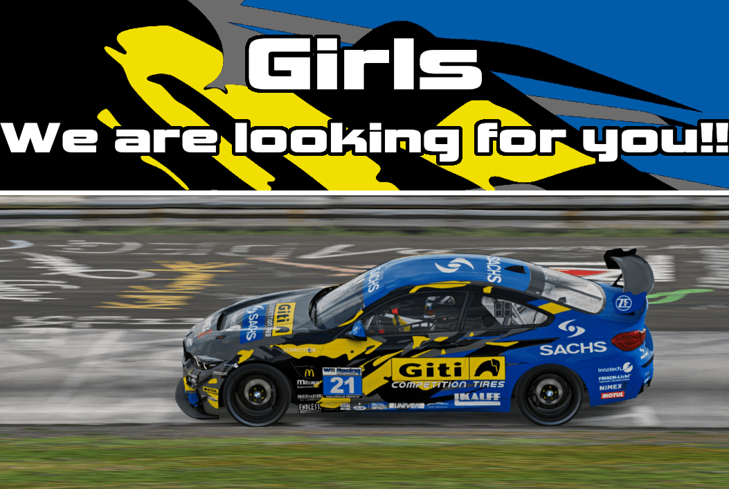 Girls - we are looking for You! - WS Racing eSports e.V.